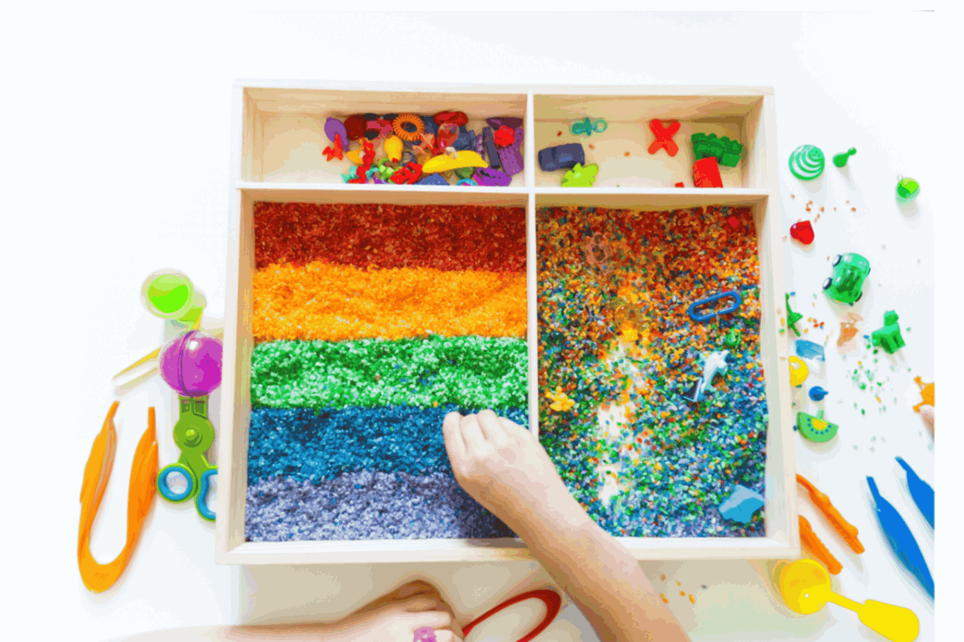 Rainbow Rice Sensory Play: Easy Step-by-Step Guide to Make Fun